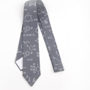 Math Necktie, Science Necktie, Chemistry Necktie, Men's Tie, Math Tie ...