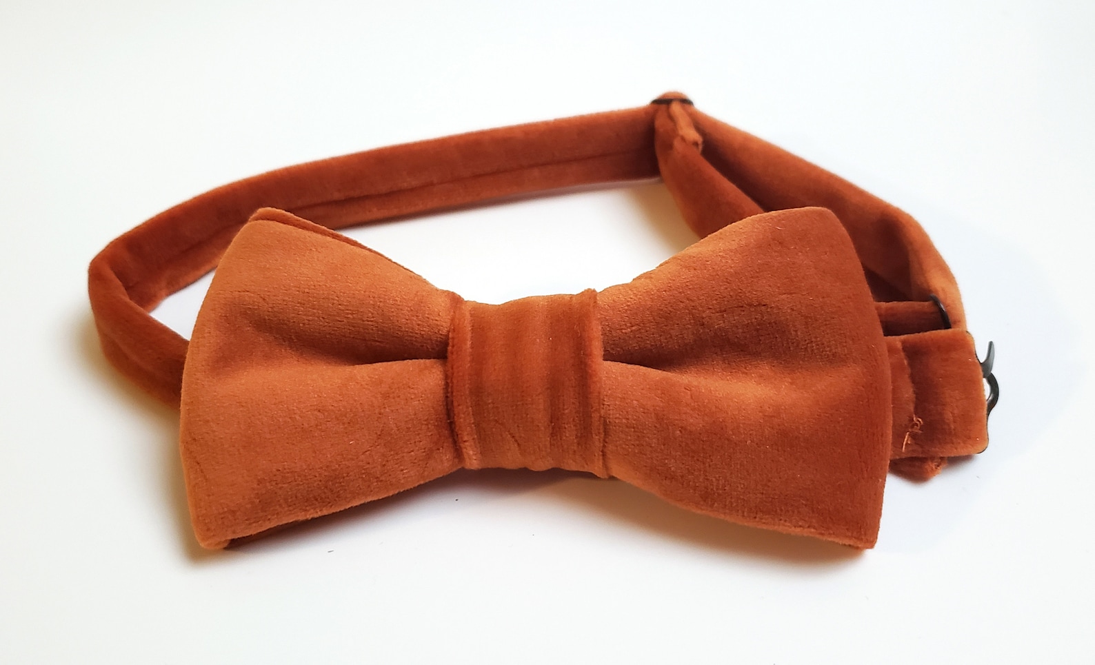 Velvet Rust Bow tie Velvet bow tie Orange bow tie rust | Etsy