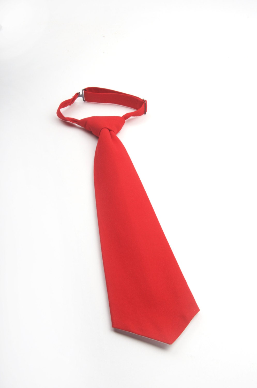 Poppy Red necktie boys red necktie red boys tie pre-tied | Etsy