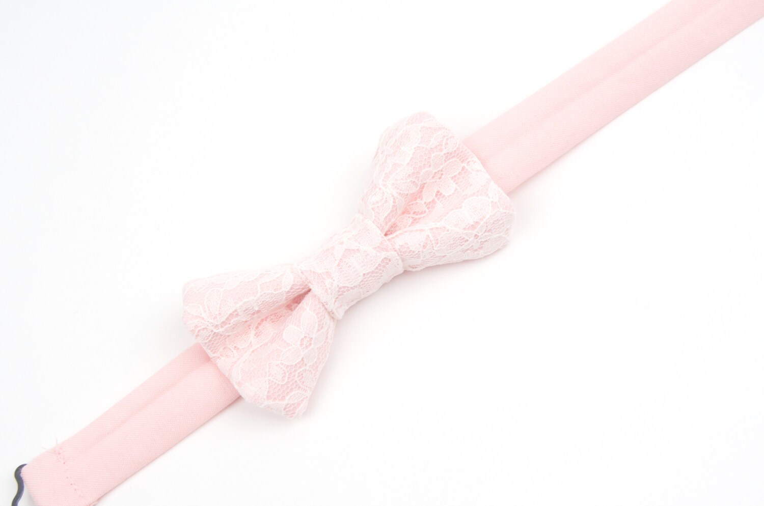 Blush Lace Bow Tie Pink Bow Tie Lace Bow Tie Ring Bearer - Etsy