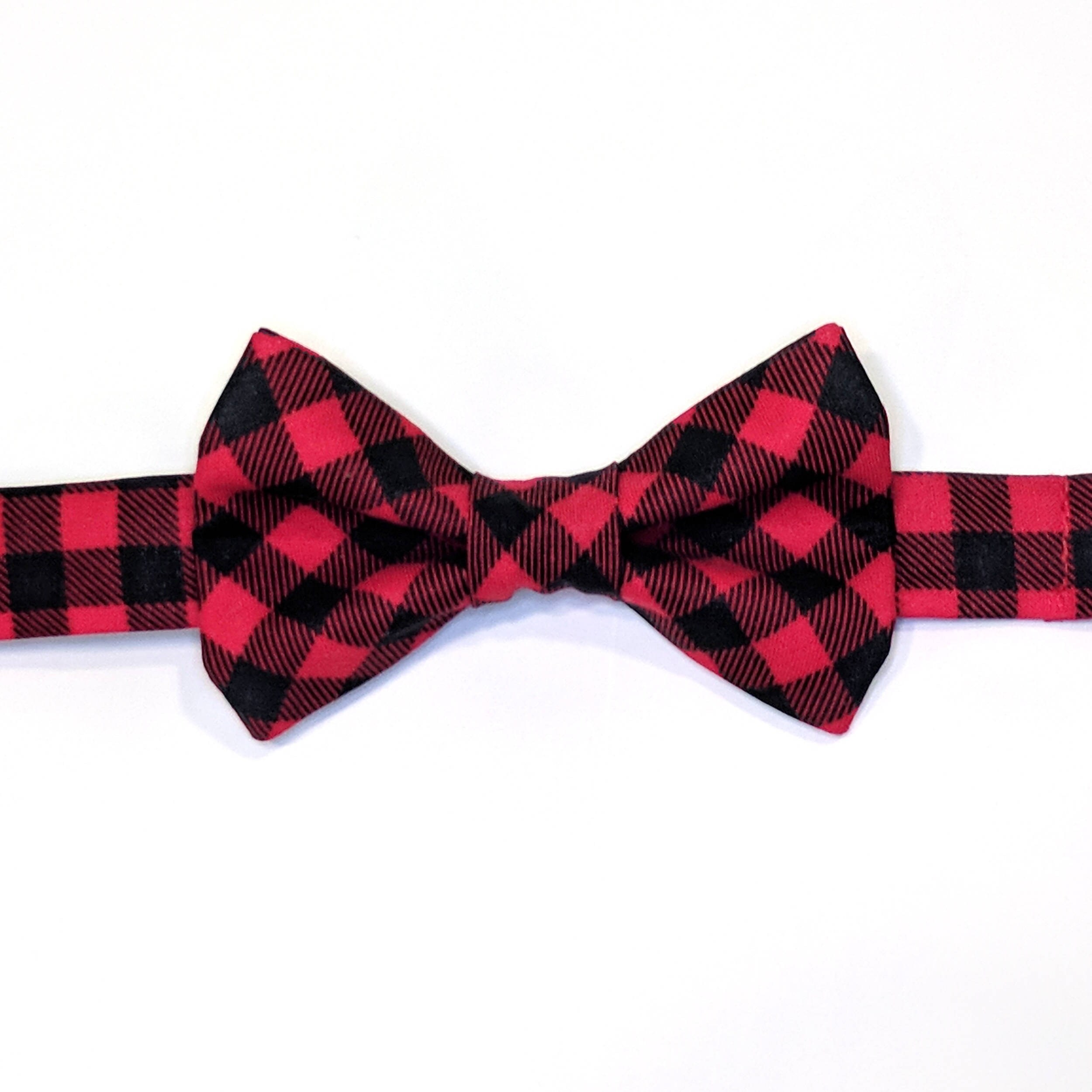 Buffalo Check Bow Tie & Suspenders, Red Bow Tie, Red Suspenders ...