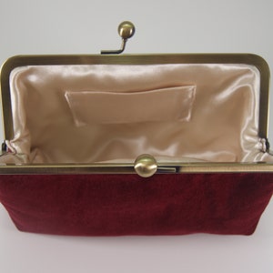 Burgundy Velvet Clutch, Burgundy Purse, Velvet Clutch, Burgundy Evening ...