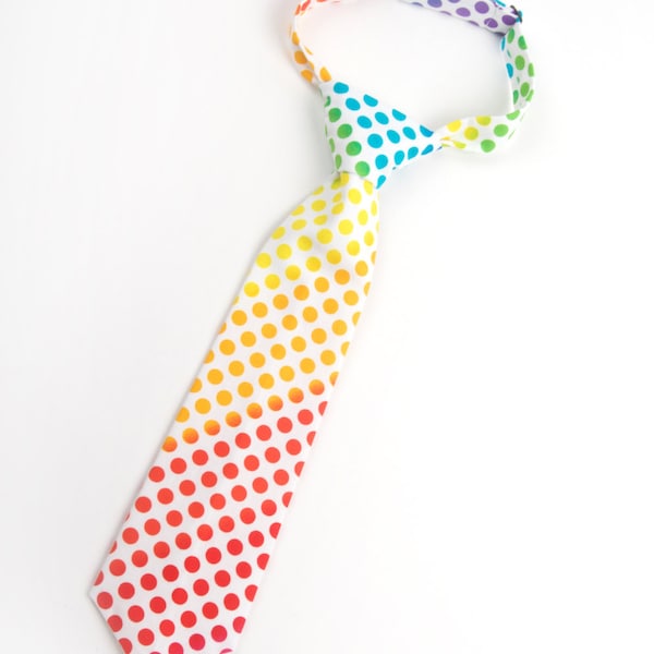 Rainbow Necktie - Etsy