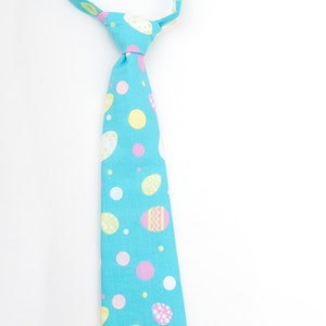 Aqua Easter Tie, Easter Tie, Easter Egg Easter Tie, Turquoise Easter ...