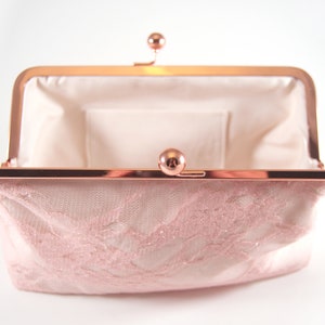 Pink Lace Clutch, Lace Clutch, Pink Lace Purse, Pink and Ivory Clutch ...
