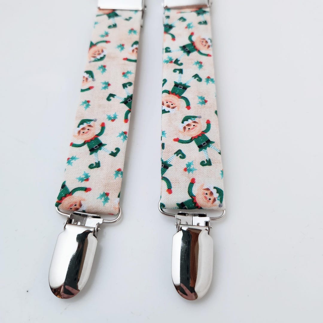 Elf Suspenders, Elves Suspenders, Christmas Braces, Holiday Suspenders ...