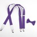 Royal Purple Bow Tie & Suspenders, Purple Suspenders, Purple Bow Tie ...