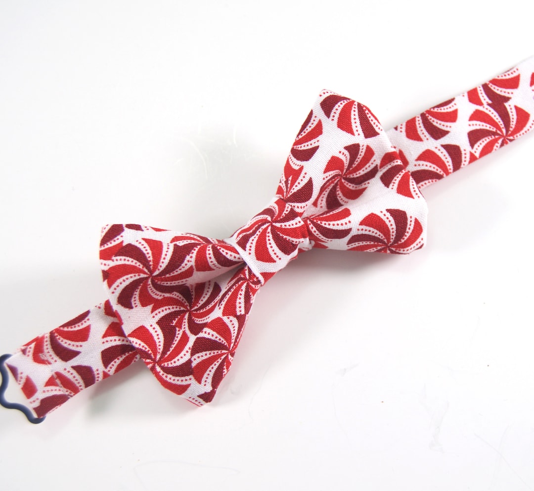Peppermints Bow Tie, Peppermint Bow Tie, Christmas Bow Tie, Boys Bow ...