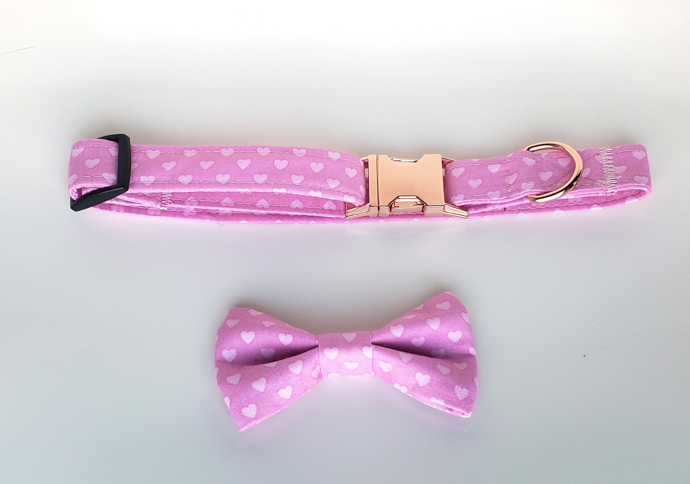 Valentine's Day Dog Collar, Pink Dog Collar, Hearts Dog Collar ...