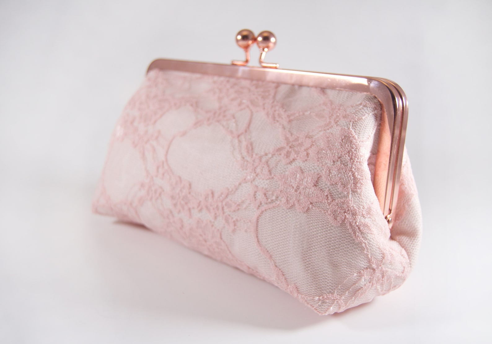 Pink Lace Clutch, Lace Clutch, Pink Lace Purse, Pink and Ivory Clutch ...