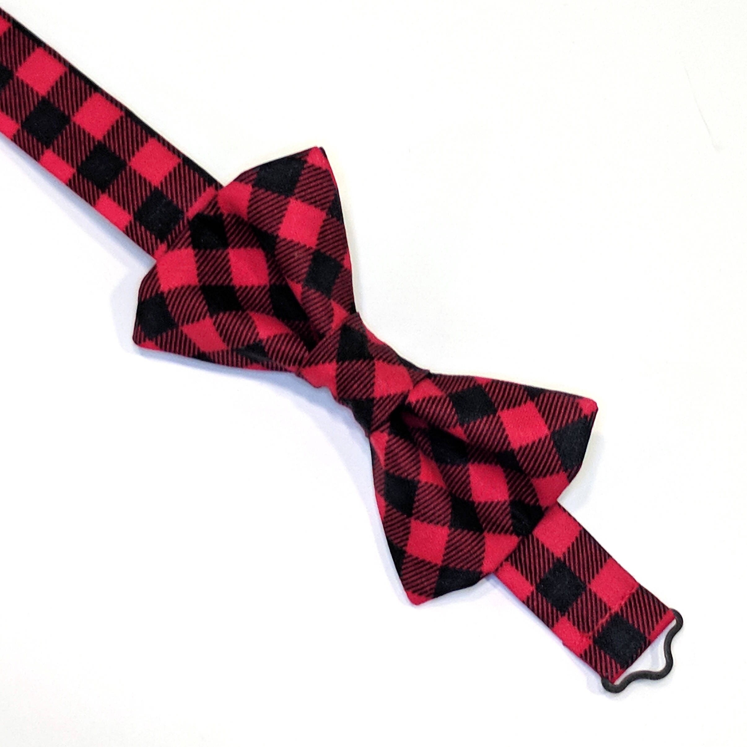 Buffalo Check Bow Tie & Suspenders, Red Bow Tie, Red Suspenders ...