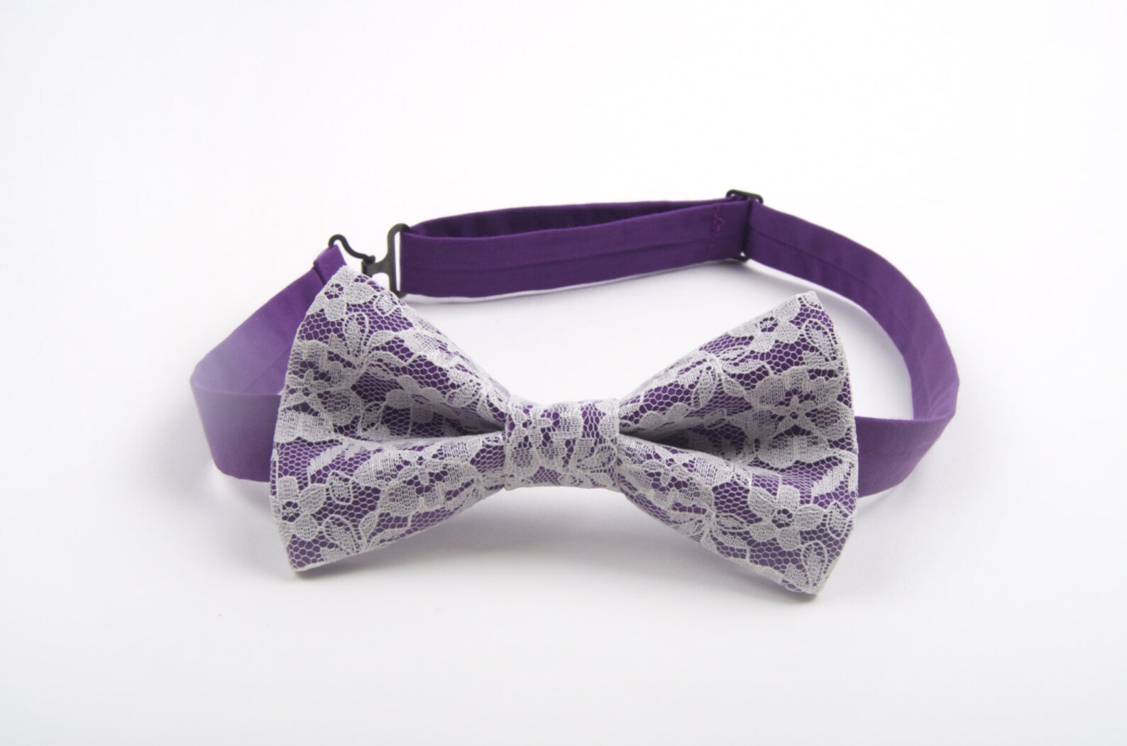 Purple Lace Bow Tie Purple Bow Tie Lace Bow Tie Ring Bearer - Etsy