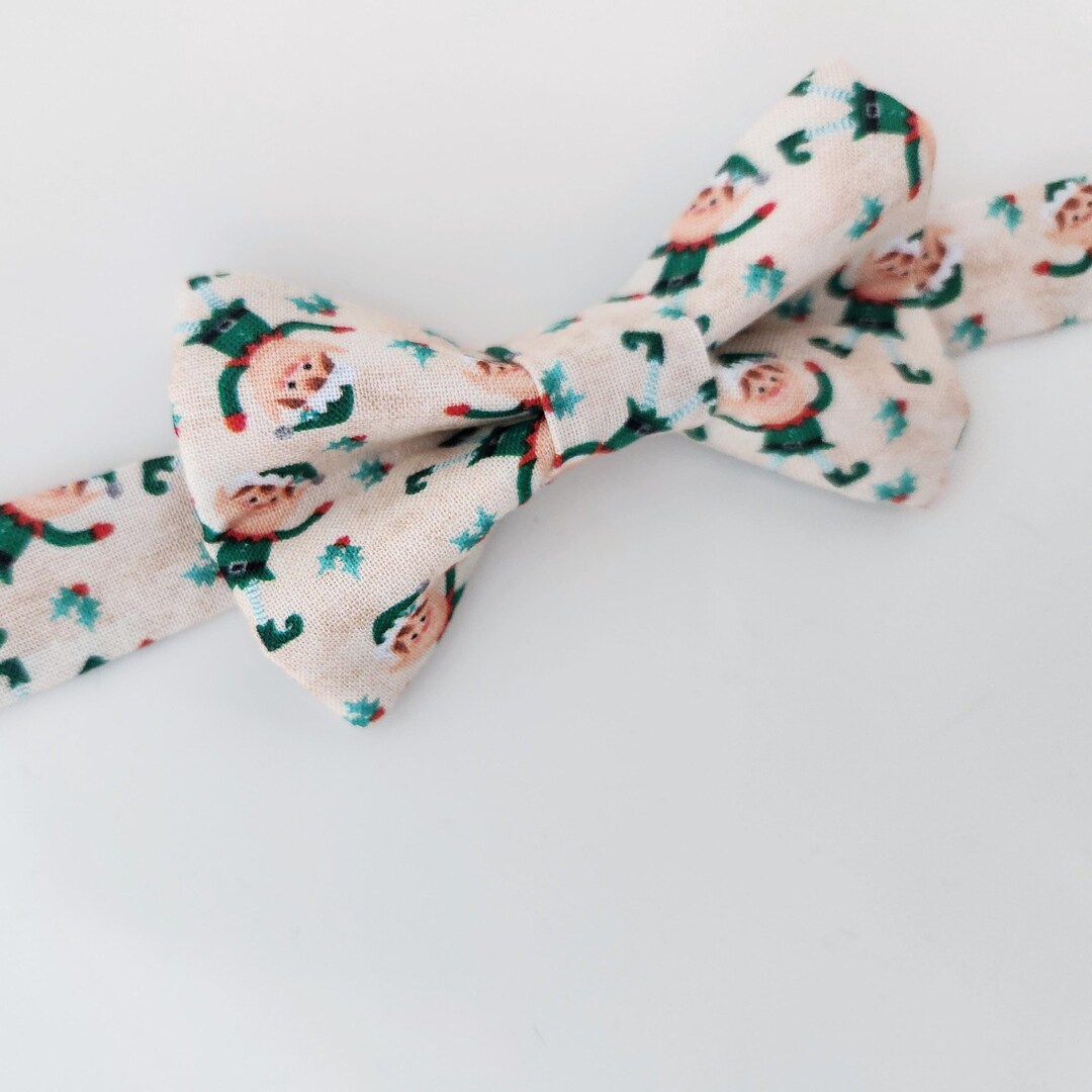 Elf Bow Tie, Christmas Elf Bow Tie, Christmas Accessories, Boy's Elf ...