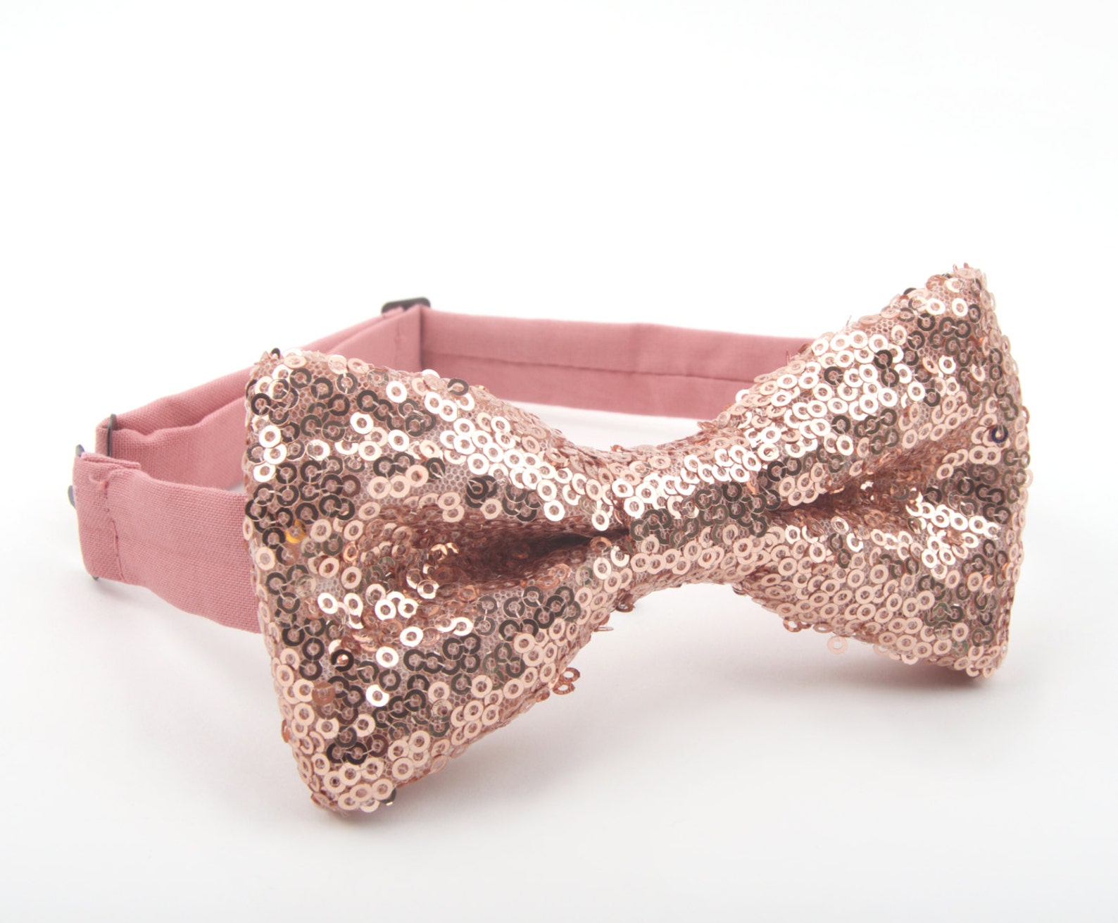 Rose Gold Sequin Bow Tie Rose Gold Bow Tie Rose Gold Glitter - Etsy