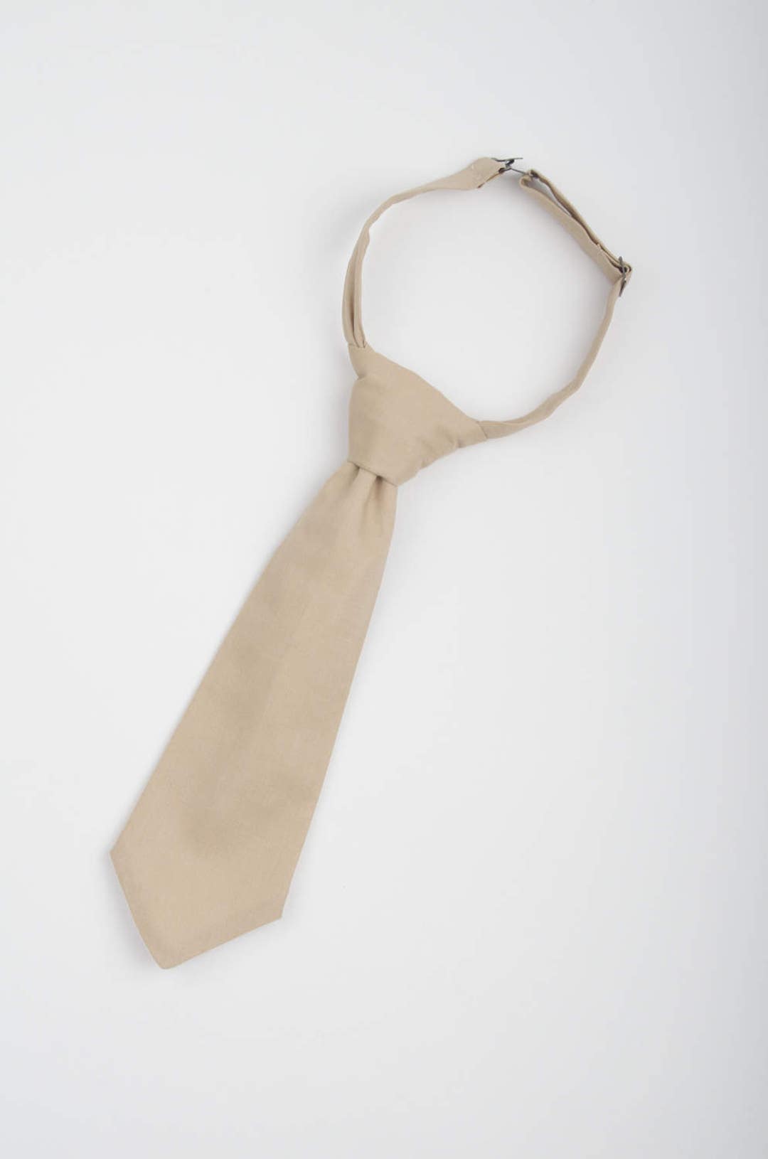 Tan Necktie, Beige Necktie, Khaki Tie, Pre-tied Necktie, Brown Tie ...