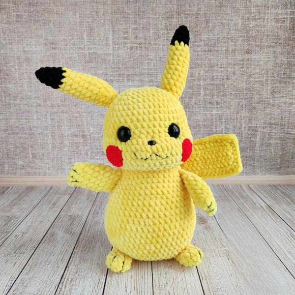 Pikachu Plush - Etsy UK