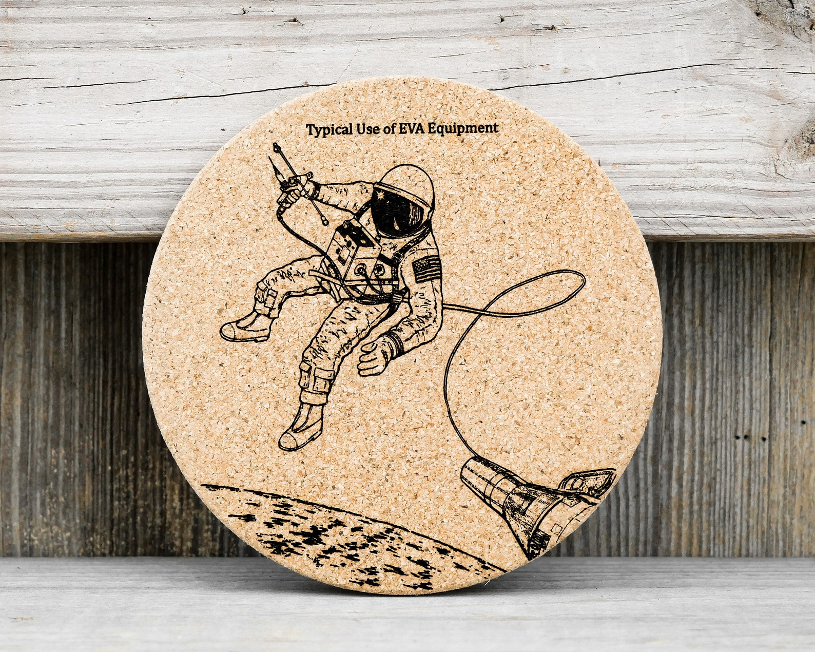 Cork Coasters NASA Project Gemini Set of 4 - Etsy