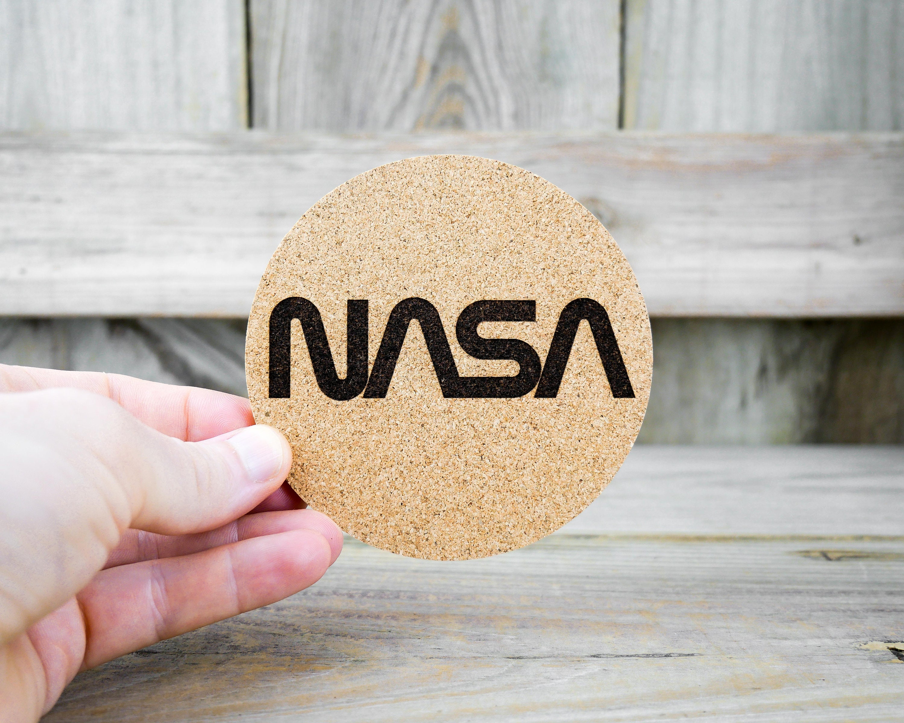 Cork Coasters NASA Space Shuttle Set of 4 | Etsy