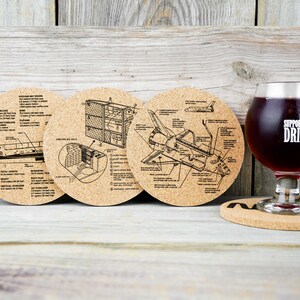 Cork Coasters - NASA - Space Shuttle - Set of 4 - Etsy