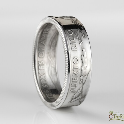 Puerto Rico Coin Ring | Etsy
