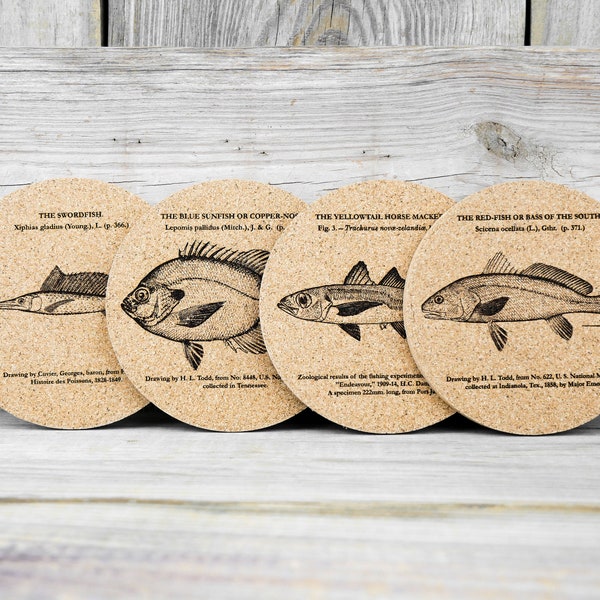 Cork Coasters - Etsy