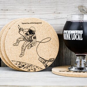 Cork Coasters - NASA - Project Gemini - Set of 4 - Etsy