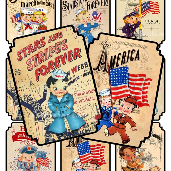 4th of July Cards - Etsy