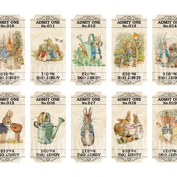 Beatrix Potter Printables - Etsy