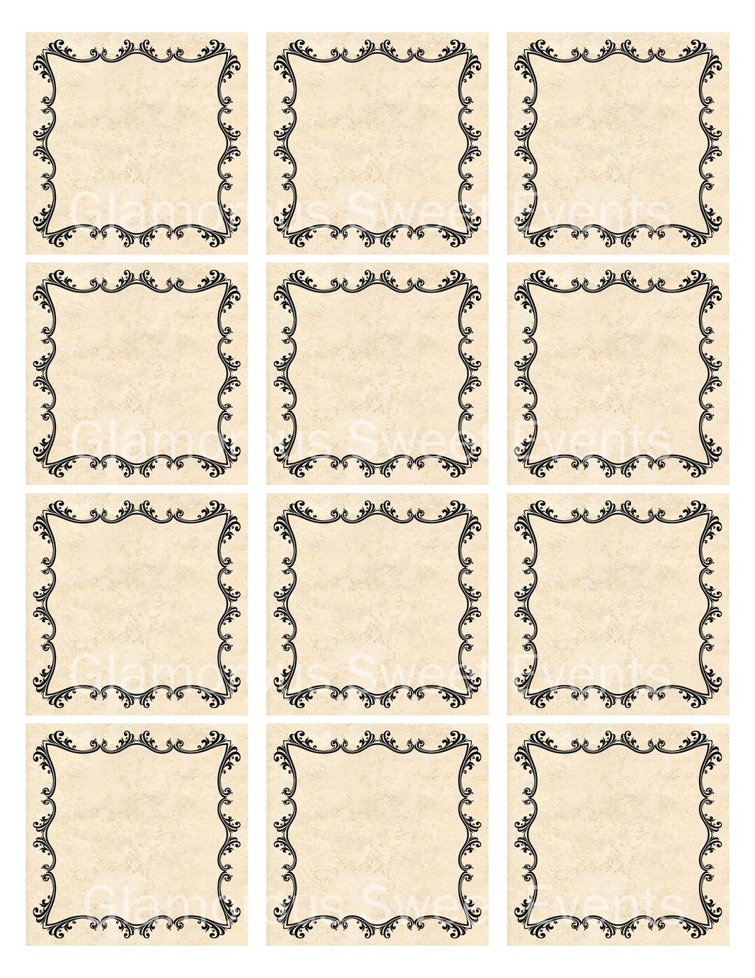 INSTANT DOWNLOAD, Vintage Blank Labels, Vintage Blank Frames, Gift Tags ...