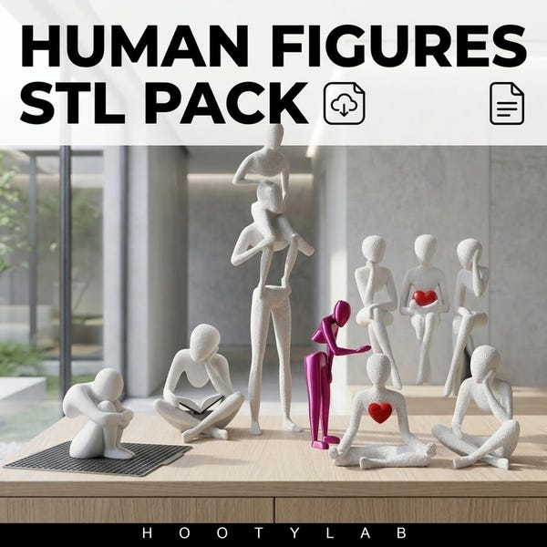 3d Printed Human Figures - Etsy