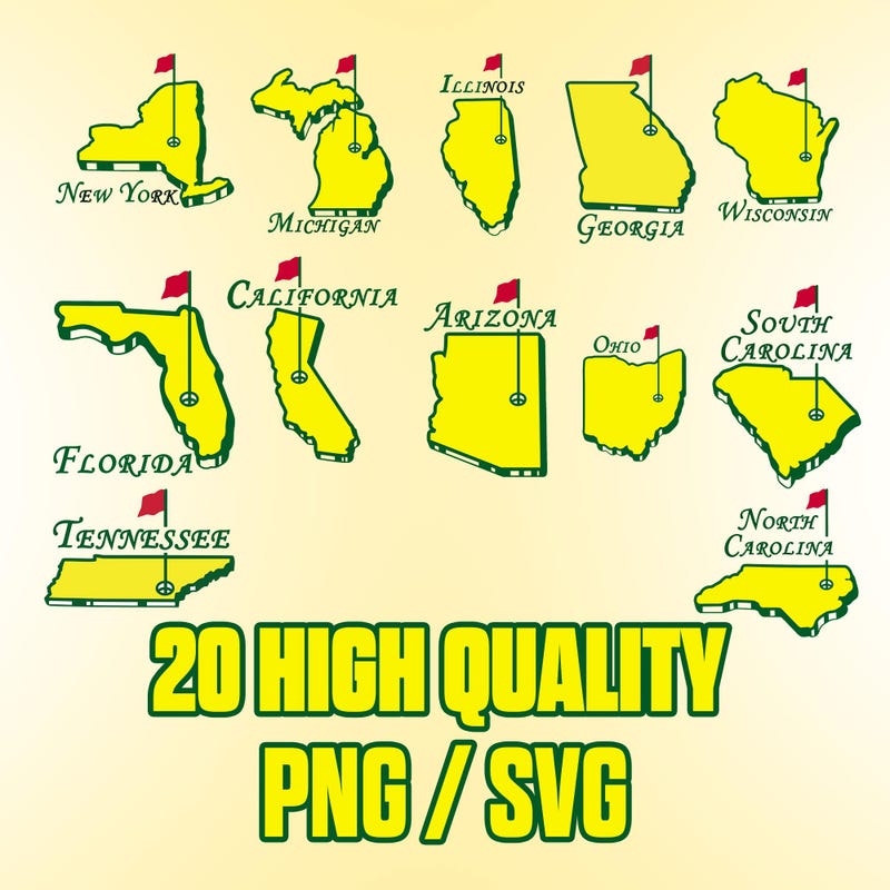 Masters Golf Logo Svg - Etsy