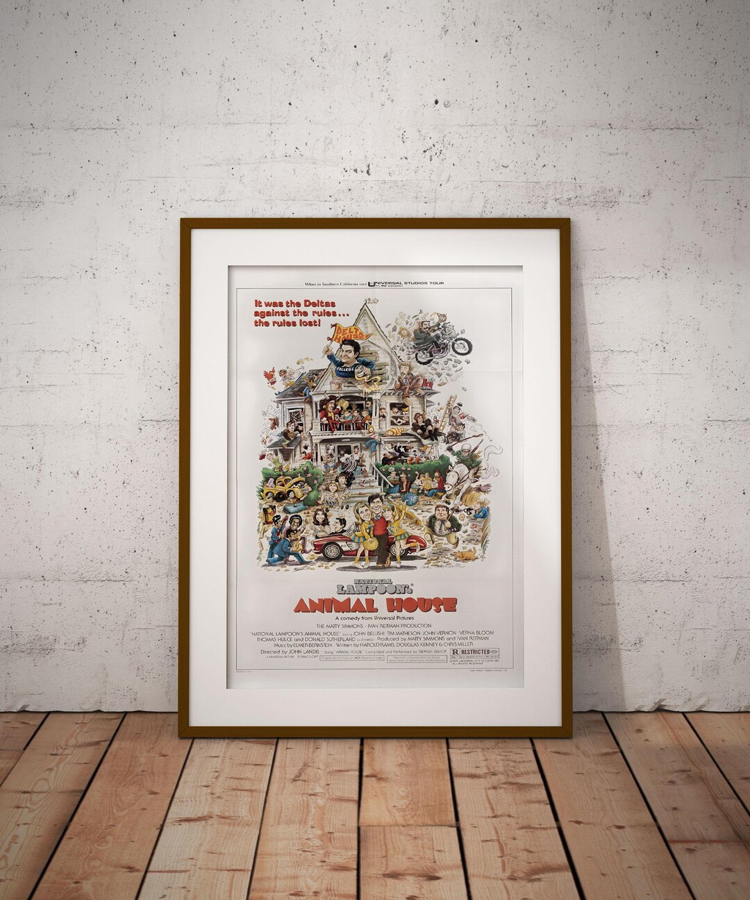 Animal House Movie Poster, Digital Wall Art, National Classic Comedy ...