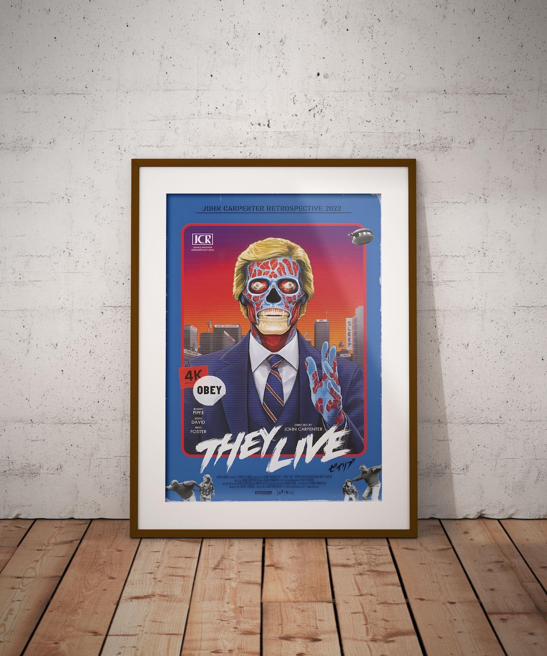 They Live Poster, John Carpenter, Movie Poster, Sci Fi Horror Film Art ...