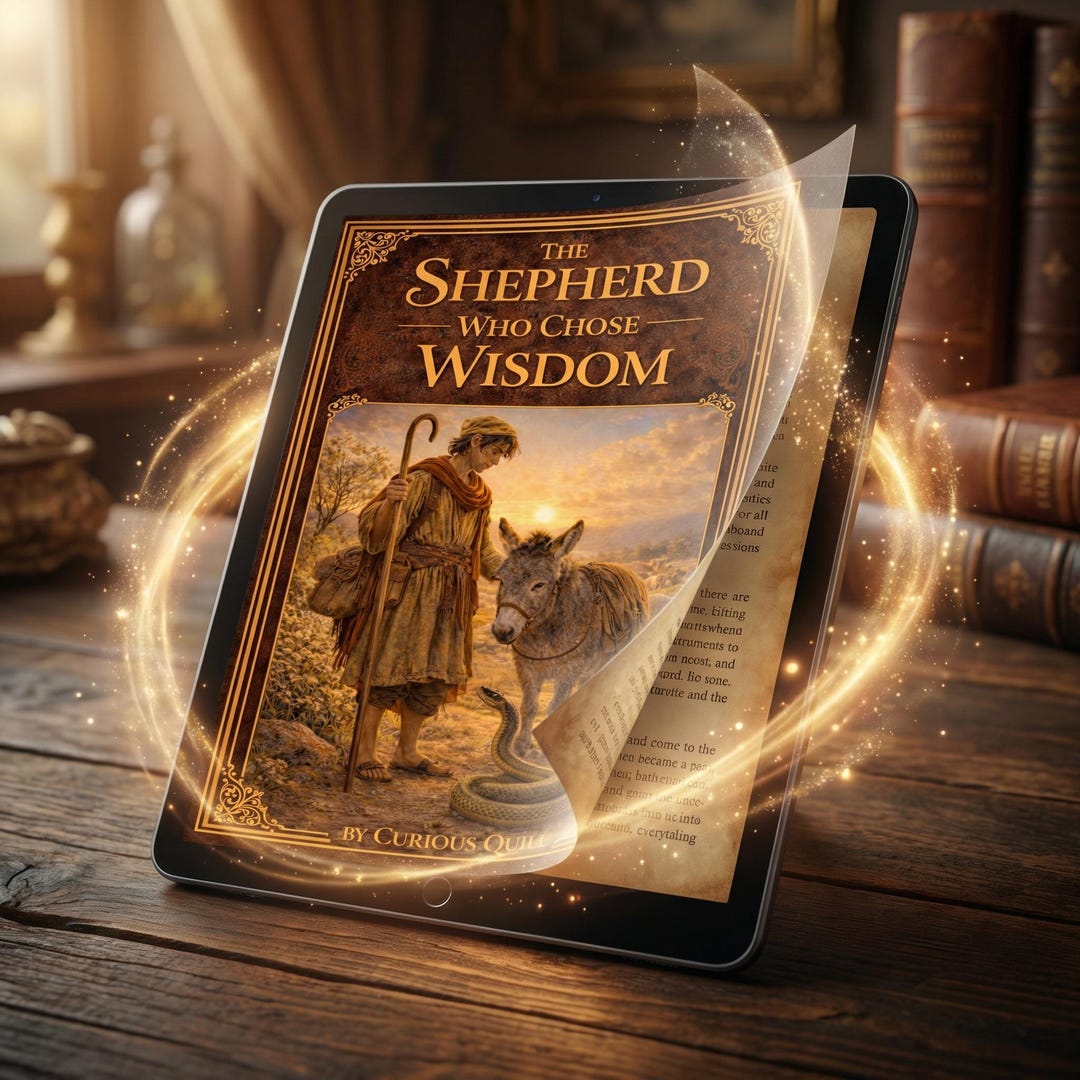 The Shepherd Who Chose Wisdom | Digital Fairy Tale Flipbook | Classic ...