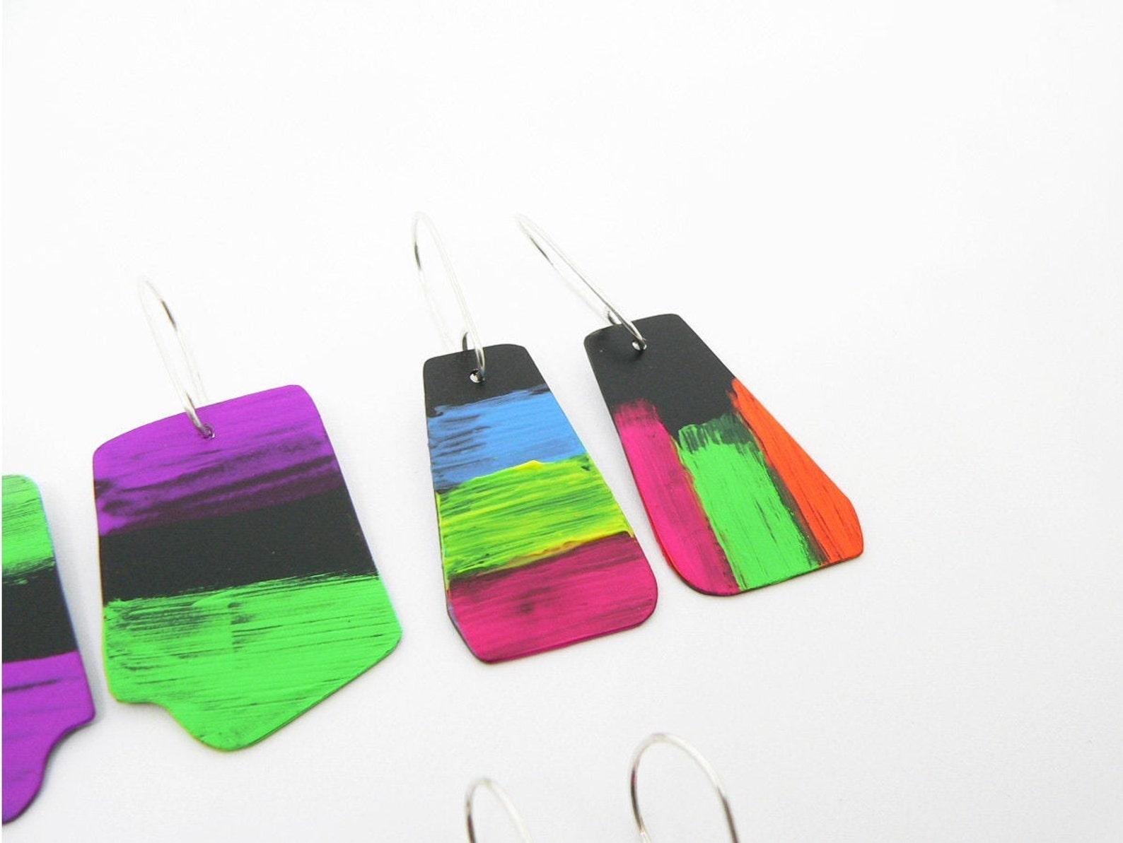 Contemporary Earrings, Modern Earrings, Contemporary Jewelry, Artisan ...