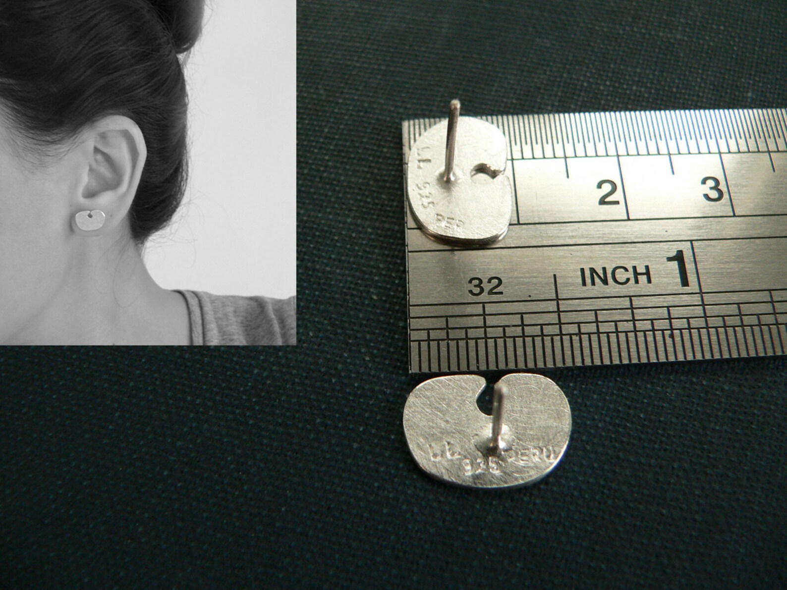 Aretes de plata esterlina iconografia precolombina inca nariguera metal ...