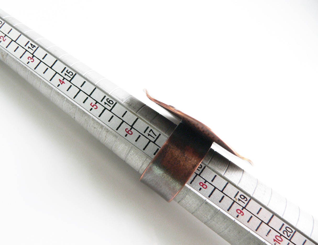 Statement Copper Ring Contemporary Ring Brutalist Ring - Etsy