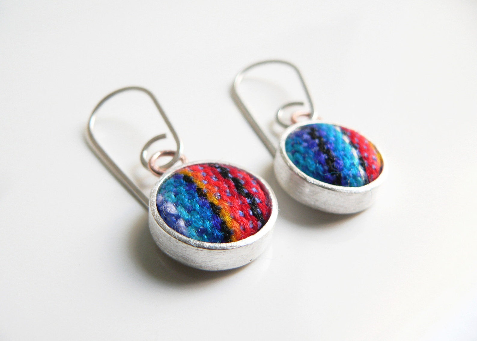 Peruvian Jewelry Sterling Silver Earrings With Peruvian - Etsy