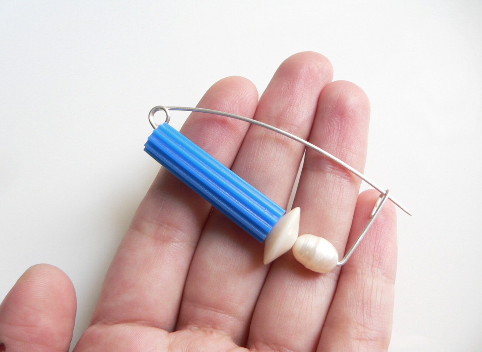 Contemporary Brooch Upcycled Jewelry Handmade Silver Brooch - Etsy