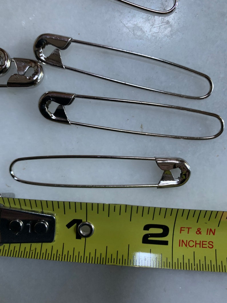 No Coil Safety Pins 2 25 50 Pins Coiless Great For Etsy