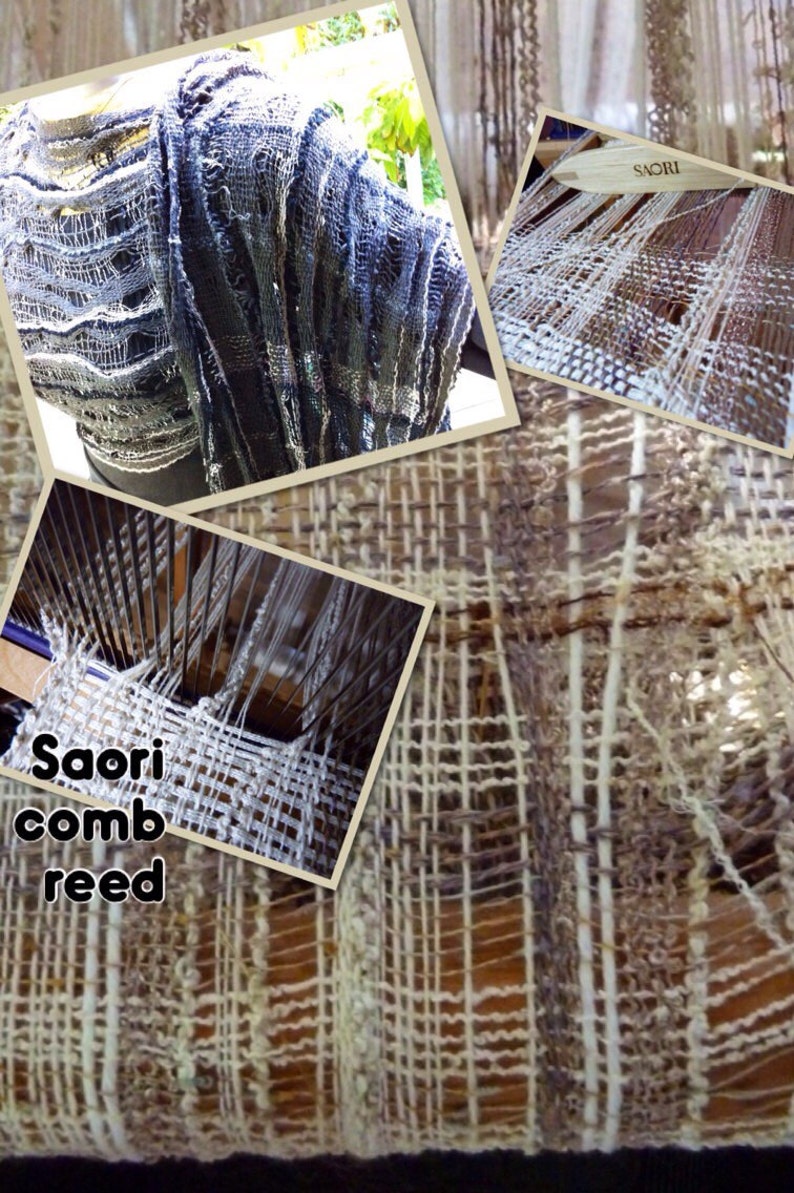 Saori Comb Weaving Reed for Special Effects With Warp Yarns Without ...