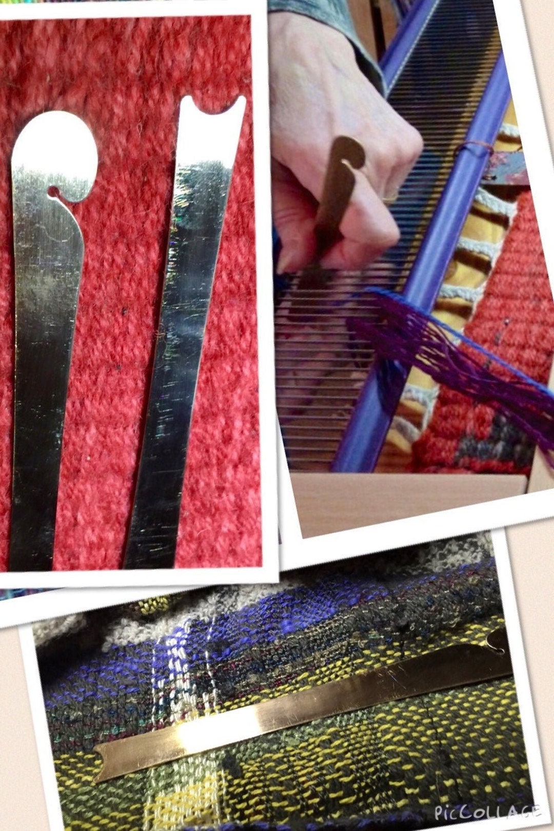 Brass Reed Threading Hook / Sley Hook: Saorisantacruz - Etsy