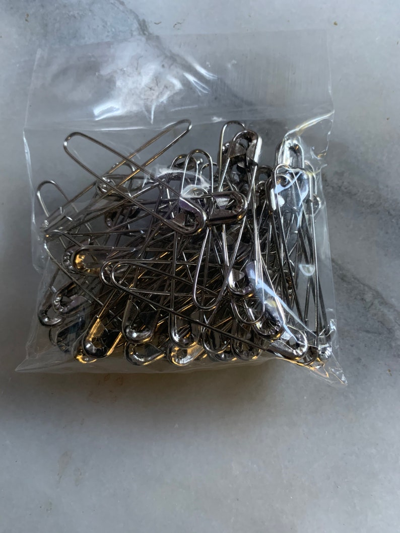 No Coil Safety Pins 225 50 Pins Coiless Great For Etsy