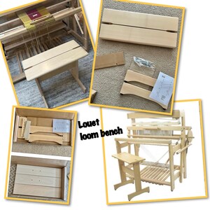 Louet Loom Bench Sturdy Safe Sitting, Lite Weight , Can Slide Inside ...