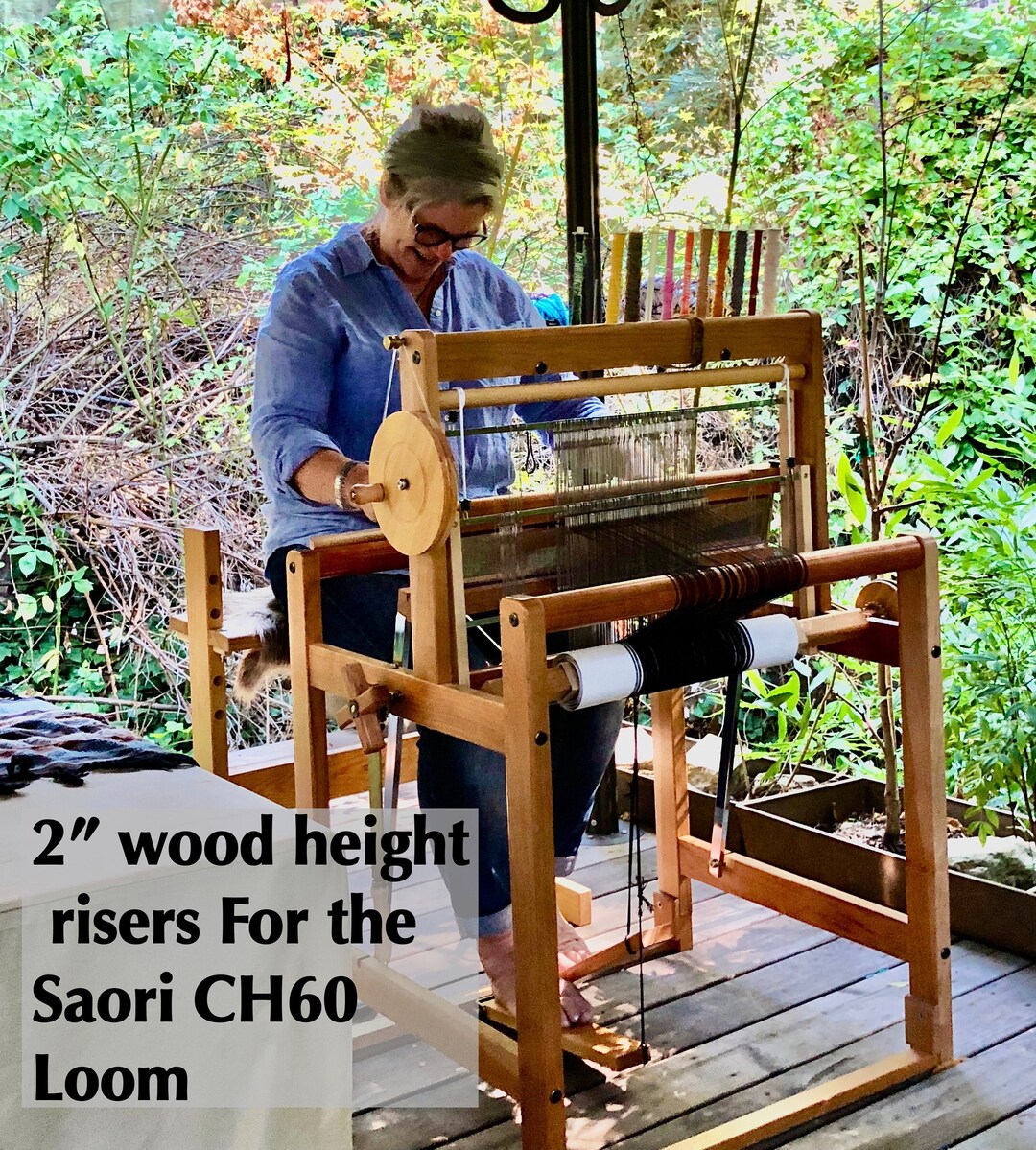 Loom 2" Wood Loom Height Risers Extenders for the Saori Non Folding ...