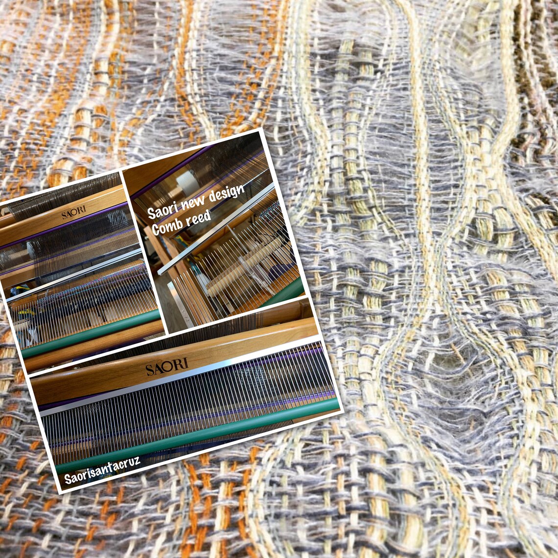 Saori Comb Weaving Reed for Special Effects With Warp Yarns - Etsy