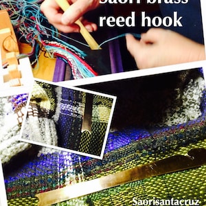 Brass Reed Threading Hook / Sley Hook in Stock : Saorisantacruz - Etsy