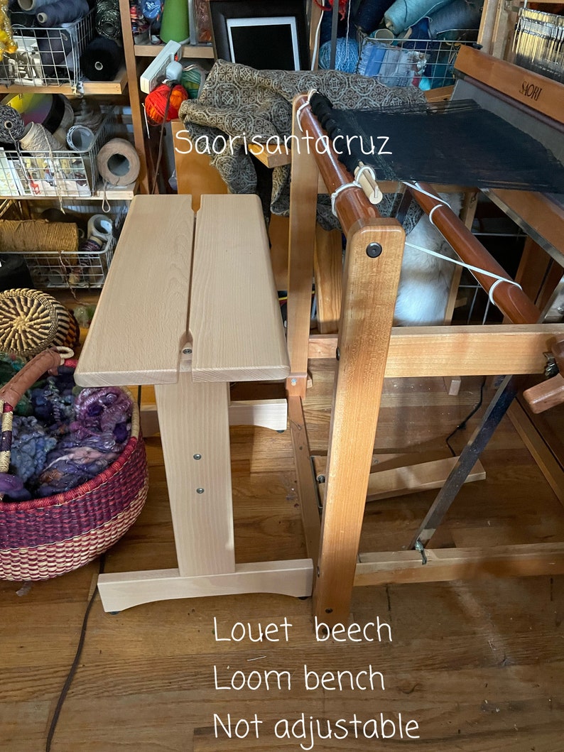 Louet Loom Bench Sturdy Safe Sitting, Lite Weight , Can Slide Inside ...
