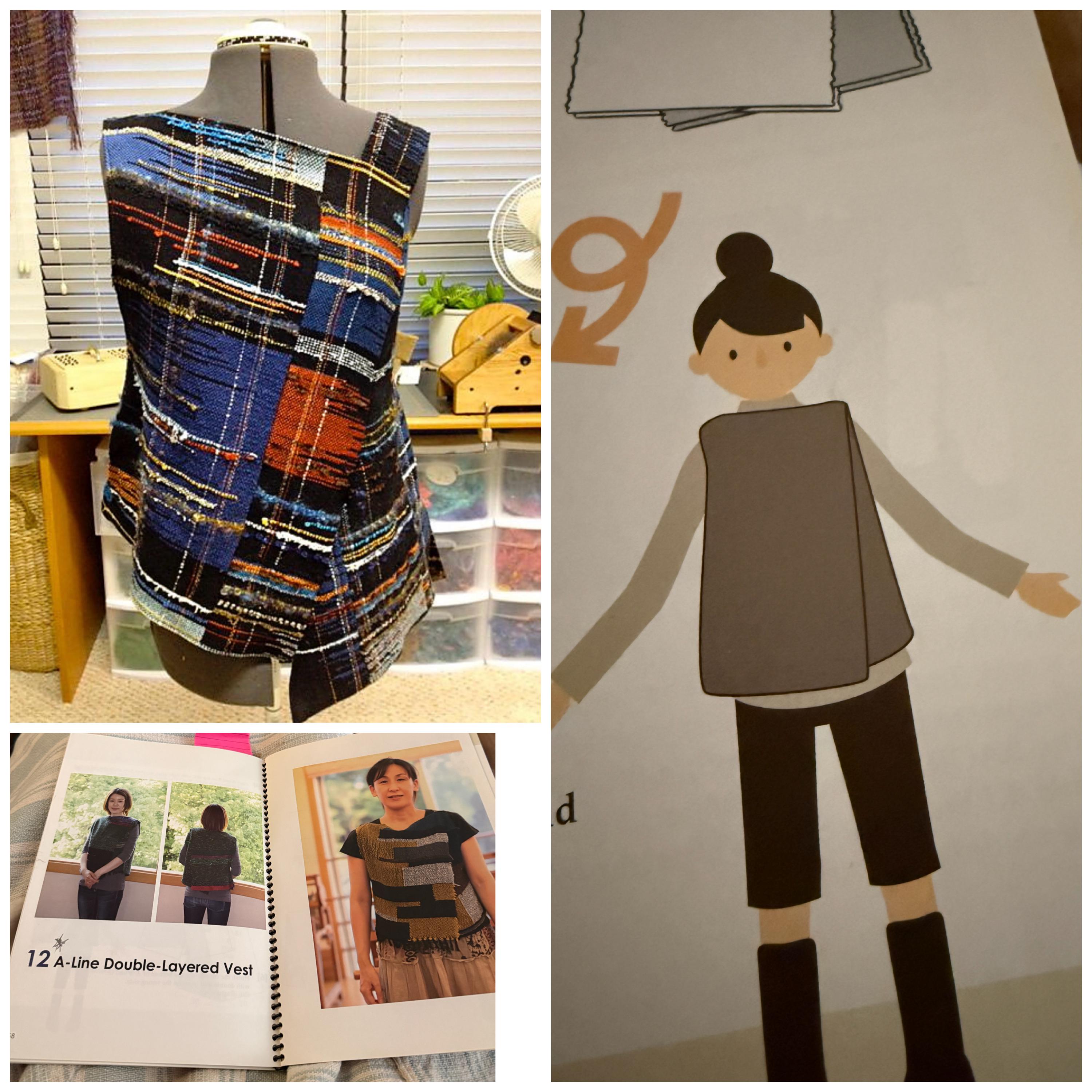 Saori Revised Beginning Sewing Pattern Book in English for Hand Woven ...