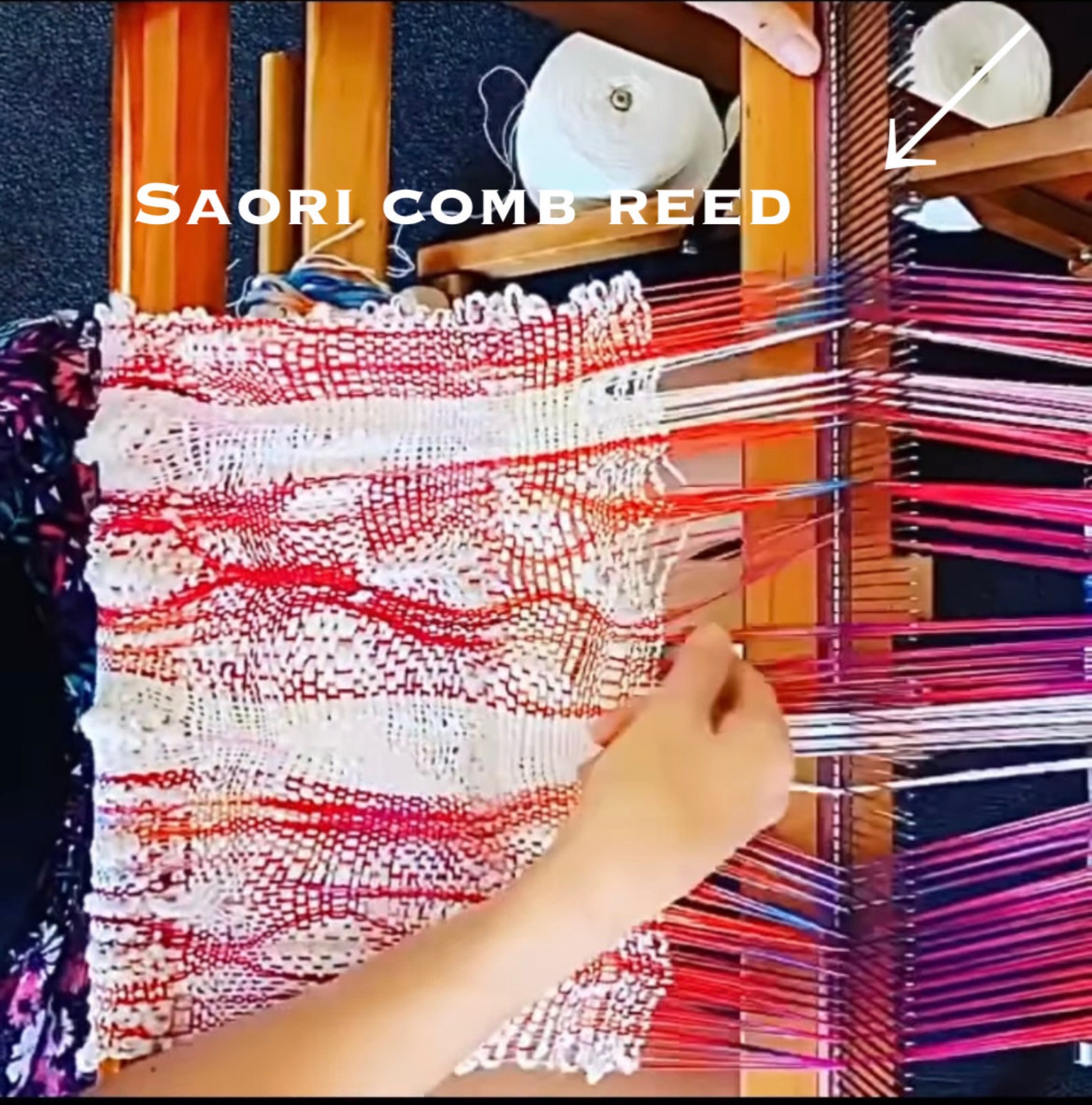 Saori Comb Weaving Reed for Special Effects With Warp Yarns - Etsy